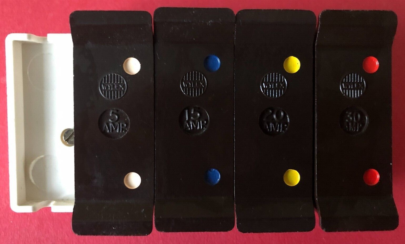 Wylex Rewirable Fuse Blank 5A R5 15A R15 20A R20 32A R30 - Base Shield ...