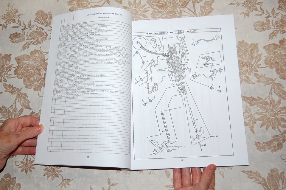 Illustrated Parts Manual, CD in PDF Format, for Singer 6267, 6268 ...