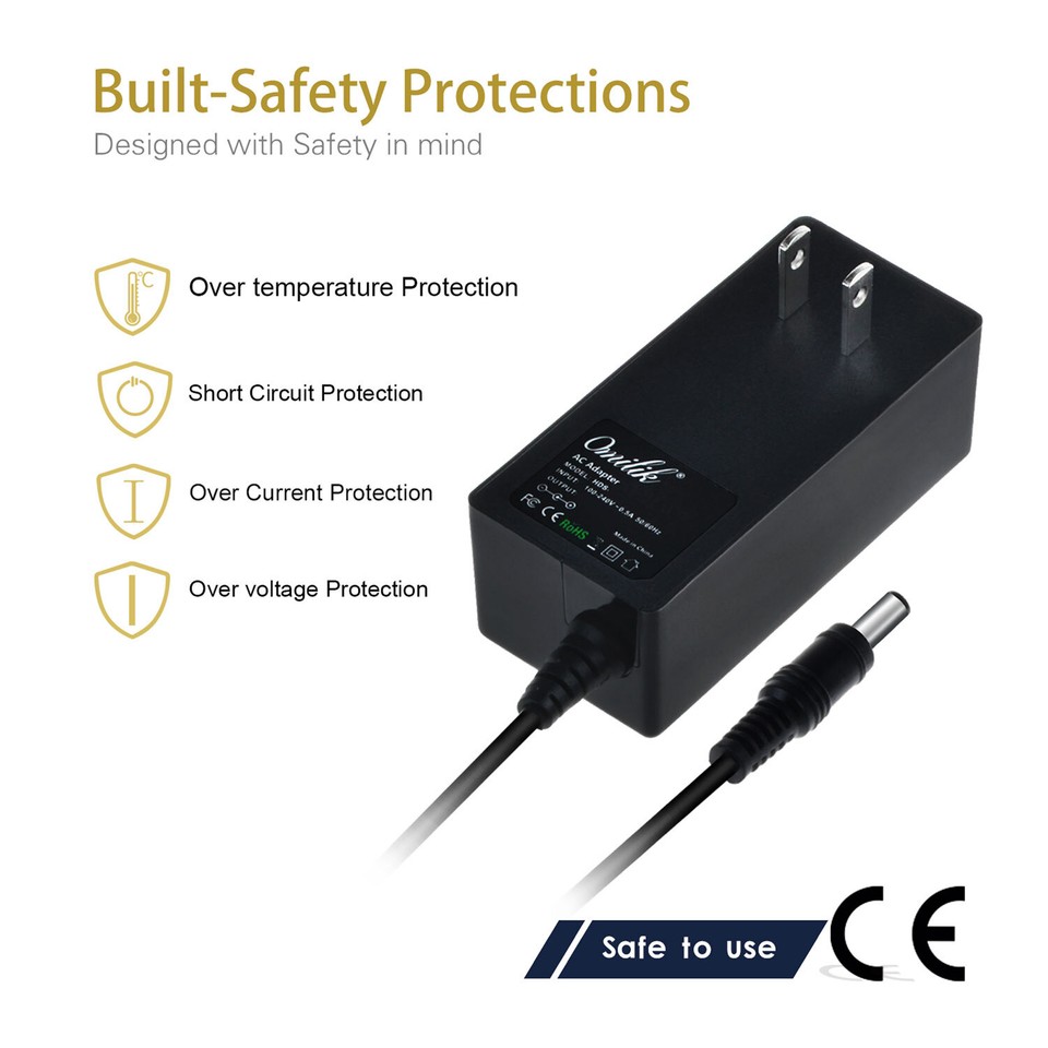 AC Adapter For Netgear Wireless Router N150 N600 N300 Power Supply Cord ...