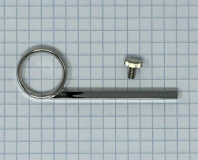 Bach 3rd Slide Finger Push Rod with 8-32 Lyre Screw, Nickel | eBay