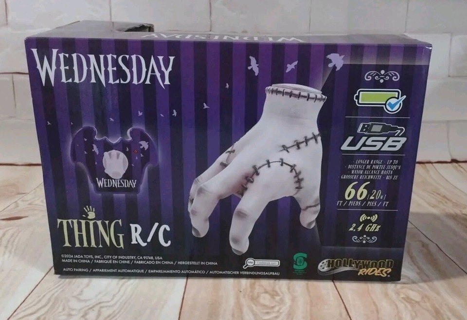 WEDNESDAY RC Walking THING Addams Family Remote Control NETFLIX In Hand ...