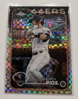 2024 Topps Pro Debut Alberto Rios #PDC-162 X-Fractor Parallel Los ...