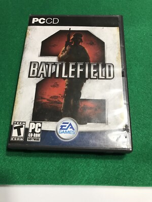 PCCD Battlefield 2 -with 3 Disk PC CD- Rom Video Game-teen EA Games ...