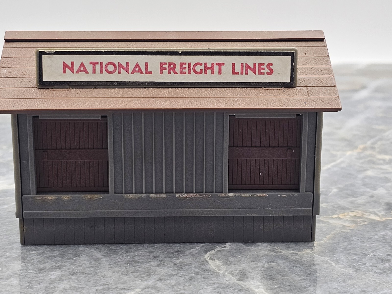 Vintage Built HO Scale Freight Depot Station Building For Train Layout ...