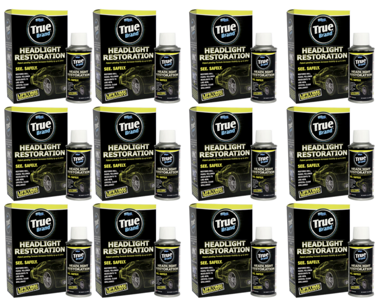 T601 - TRUE BRAND HEADLIGHT RESTORATION KIT - 12 KITS | eBay