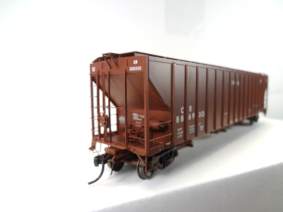 SCALE TRAINS RIVET COUNTER HO SCALE CONRAIL COVERED HOPPER #886930 E8 ...