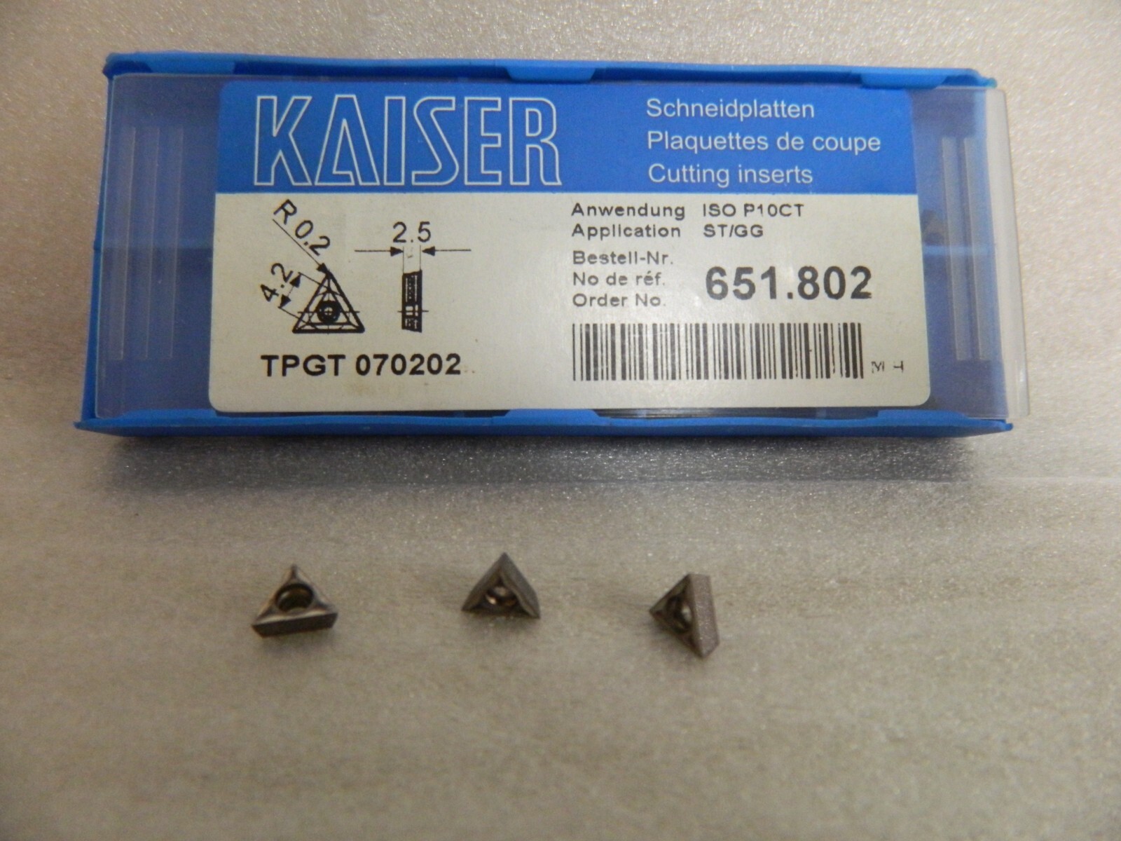 KAISER TPGT070202 651.802 P10CT | eBay
