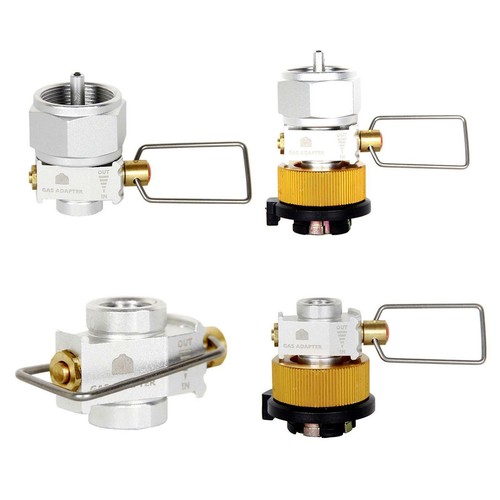 Portable Propane Adapter Refill Shifter Camping Convert Copper Cooking ...