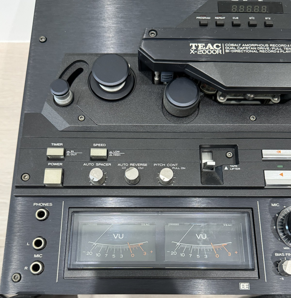 TEAC X-2000R Reel to Reel Tape Recorder Black (For Parts or Not Working ...