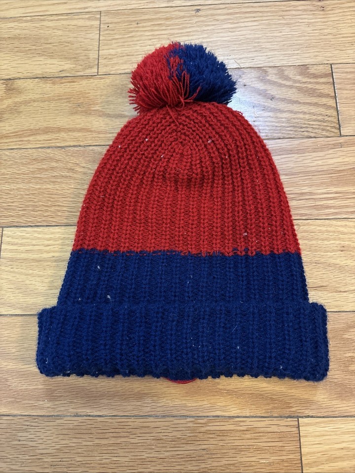 Vintage New England Patriots Logo Knit Winter Hat Adult Size NFL ...