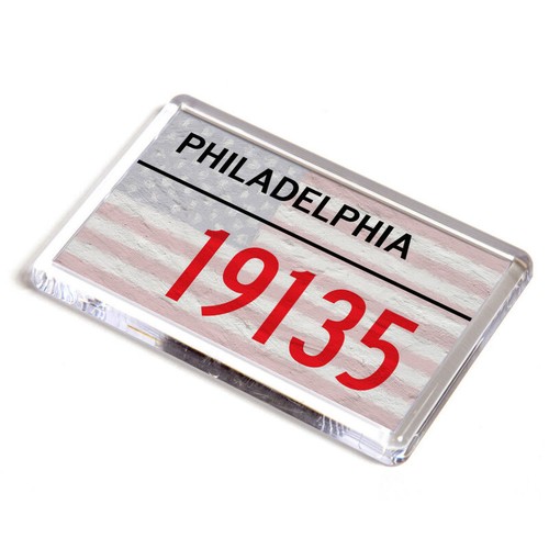 FRIDGE MAGNET - Philadelphia, 19135 - US Zip Code | eBay