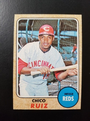 CHICO RUIZ 1968 TOPPS BASEBALL #213 CINCINNATI REDS | eBay