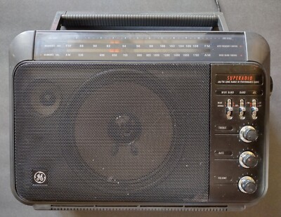 General Electric Long Range AM/FM GE Super Radio III 7-2887A | eBay