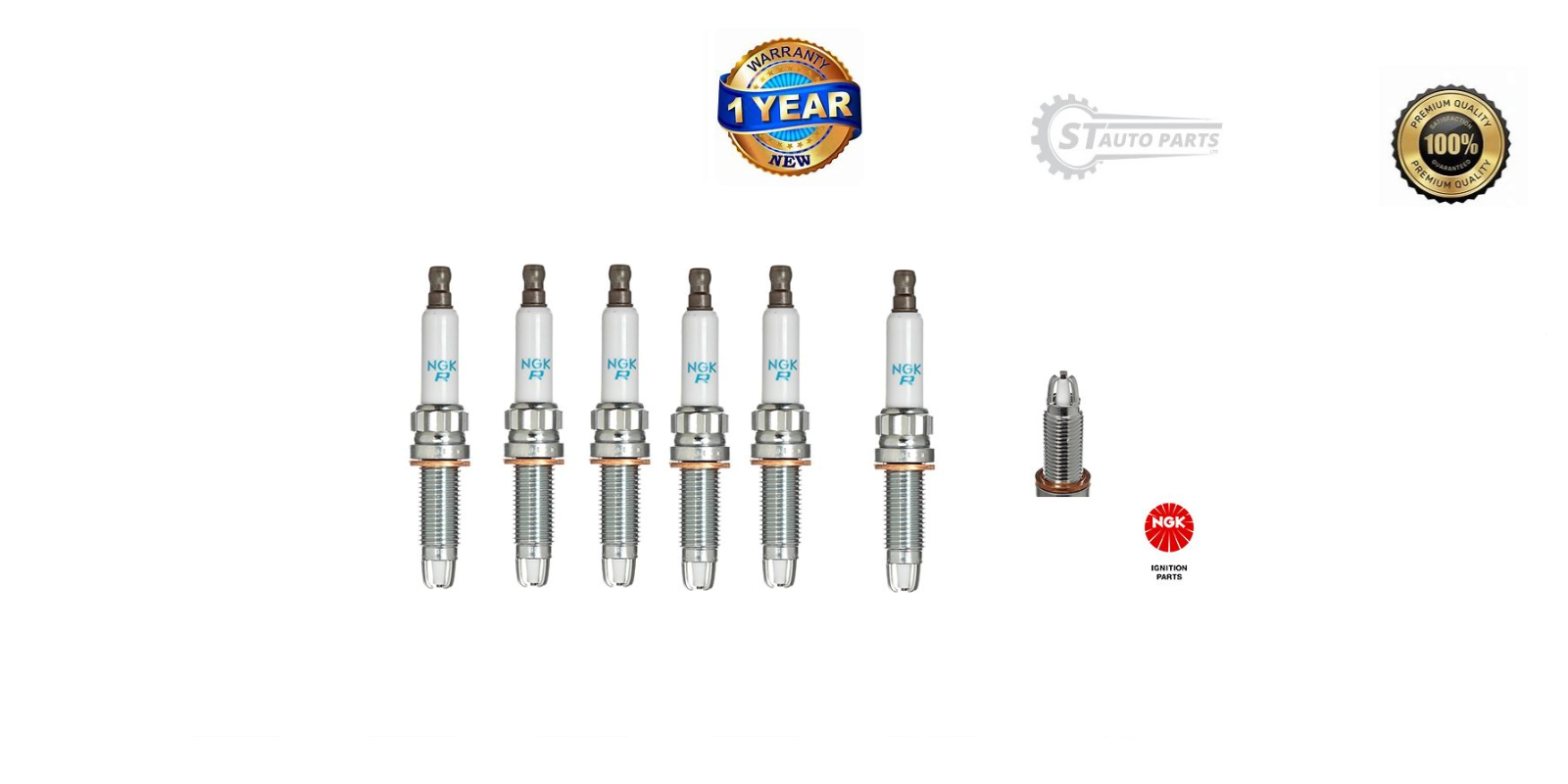 6x NGK Spark Plugs for BMW E93 3.0 CHOICE2/2 325i 330i 335i N53 N54 ...