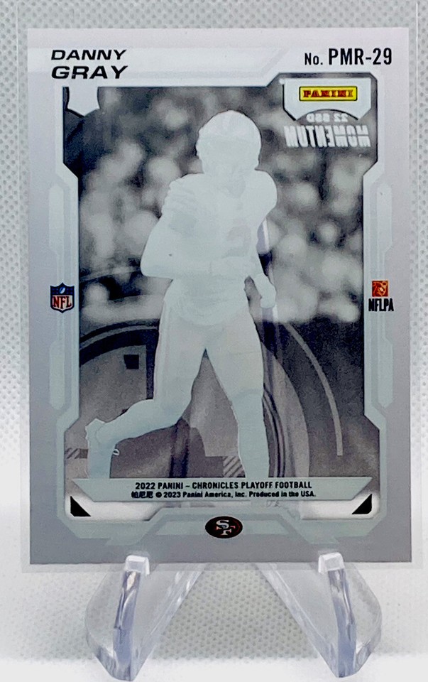 2022 Chronicles Playoff Momentum Danny Gray Rookie Card #PMR-29 - 49ers ...