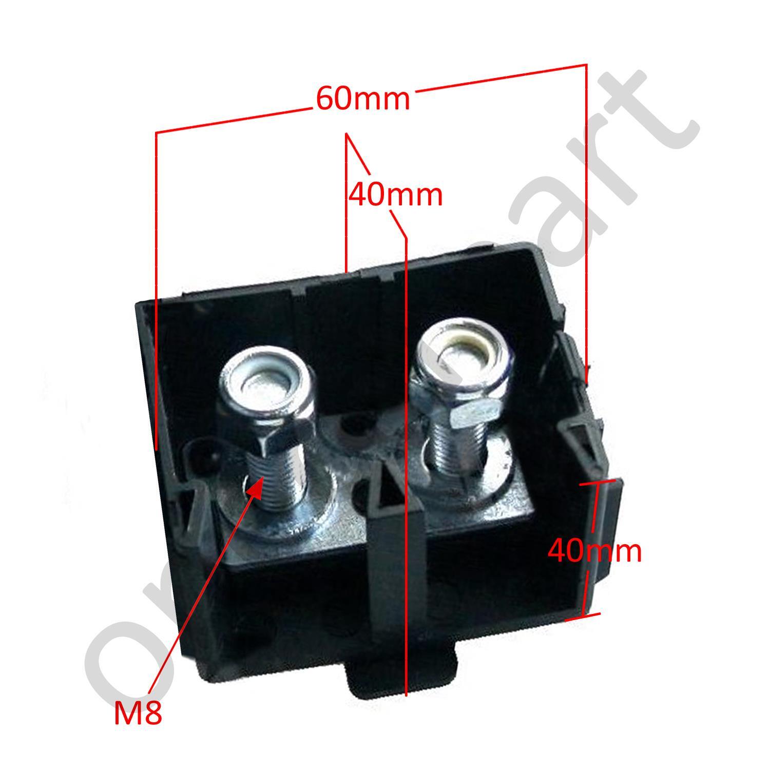 12V 24V 120A Junction Box Battery Cable 25mm² Connector Heavy Duty ...