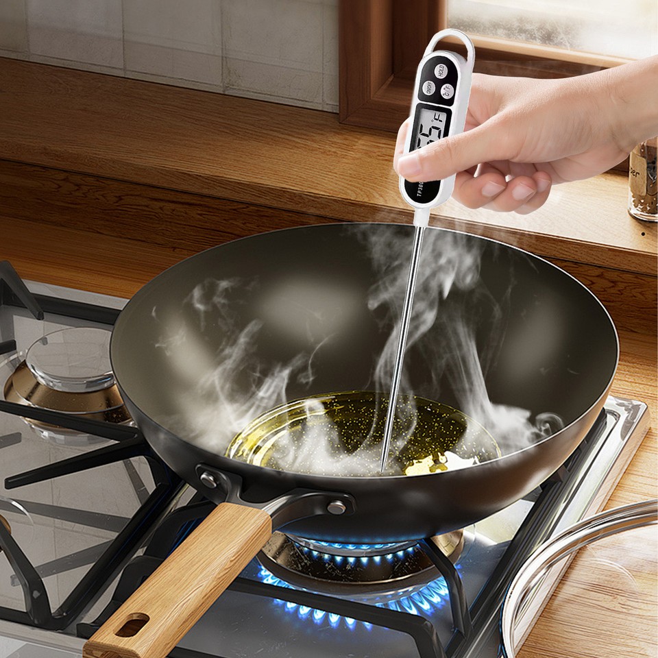 Thermograph Digital Digital Meat Thermometer, Rechargeable Instant Read ...