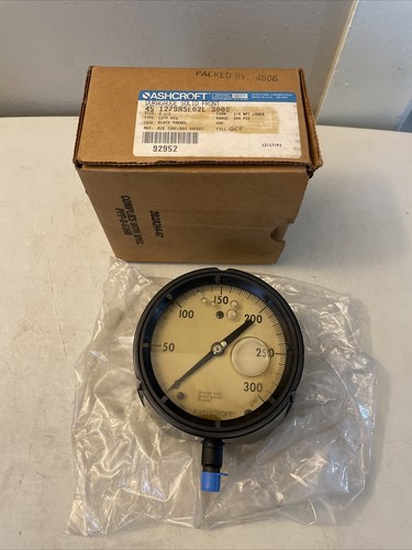 Ashcroft 45-1279-ASL-02L-300# Duragauge (0-300) for sale online | eBay