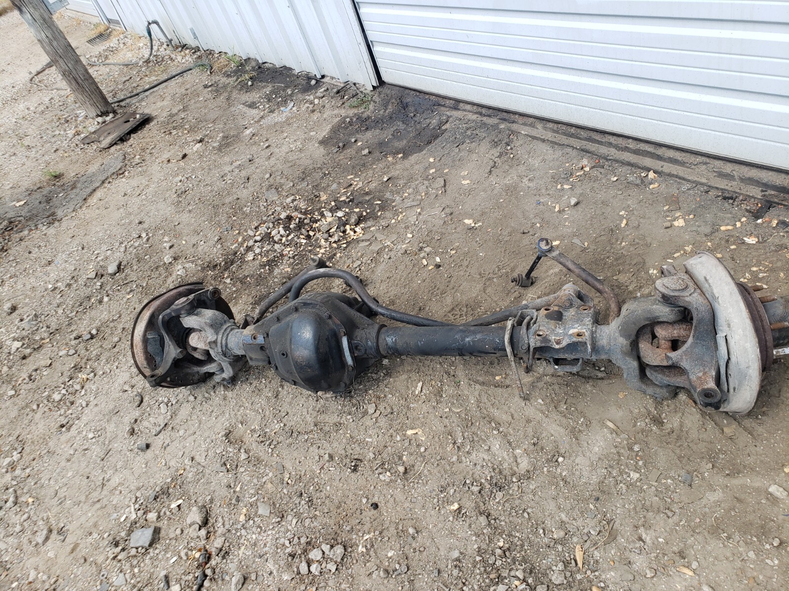 1992-1997 Ford F-250 F-350 Dana 60 straight Front Axle Assembly 4x4 OBS ...