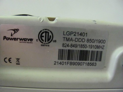 POWERWAVE LGP21401 TMA-DDD 850/1900 824-849/1850-1910MHZ | eBay