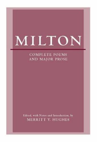Complete Poems and Major Prose by John Milton (2003, Hardcover) for ...