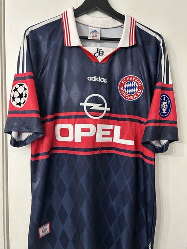 FC Bayern Munich 1997/99 Matthaus #10 Retro Vintage Soccer Football ...