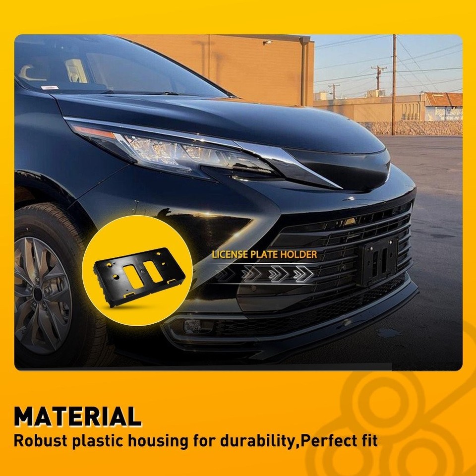 For 21-23 Toyota Sienna Front License Plate Holder Bracket 75111-08060 ...