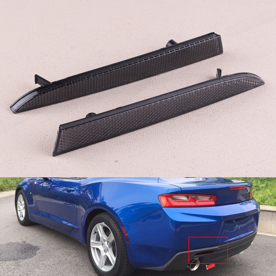 Rear Bumper Light Lens Reflector Brake Fit For Chevy Camaro Traverse ...