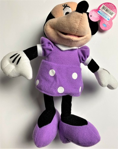 Disney Junior Minnie Mouse Clubhouse 10" Plush, Minnie Mouse (Purple ...