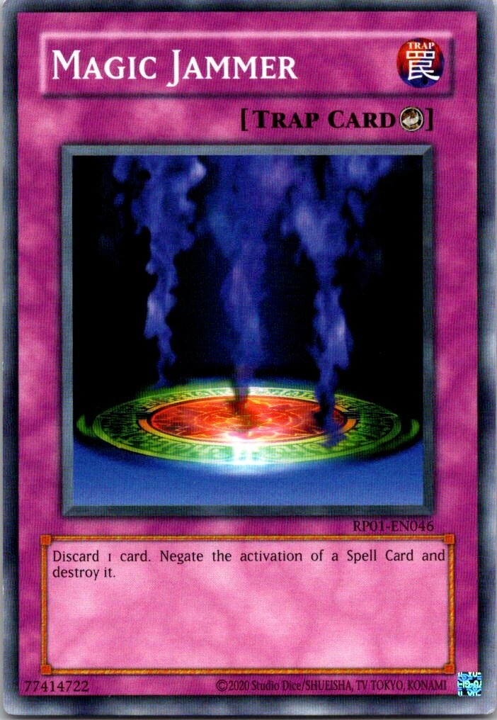Yu-Gi-Oh Yugioh 2020 Magic Jammer RP01-EN046 Retro Pack 1 Free Shipping ...