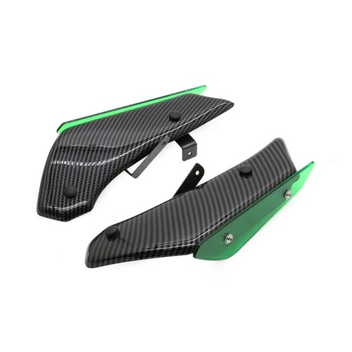 For KAWASAKI NINJA 400 Side Frame Spoiler Winglets Downforce ...