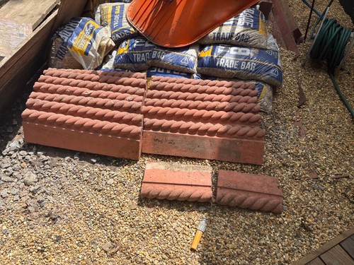 Victorian Style Terracotta Rope Top Edging x 13 | eBay UK