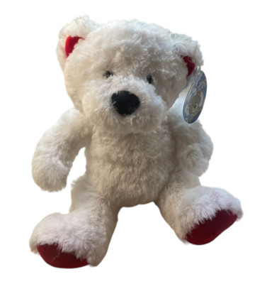 Plüschtier Teddybär Kuschelbär Weiß Kuschelig Knuddelig Weich | eBay.de