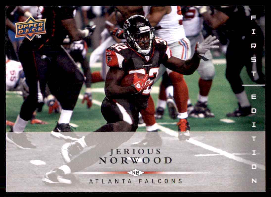 2008 Upper Deck First Edition Jerious Norwood Atlanta Falcons #8 | eBay