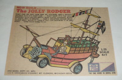 1970 MPC model kits ad ~ JOLLY RODGER | eBay