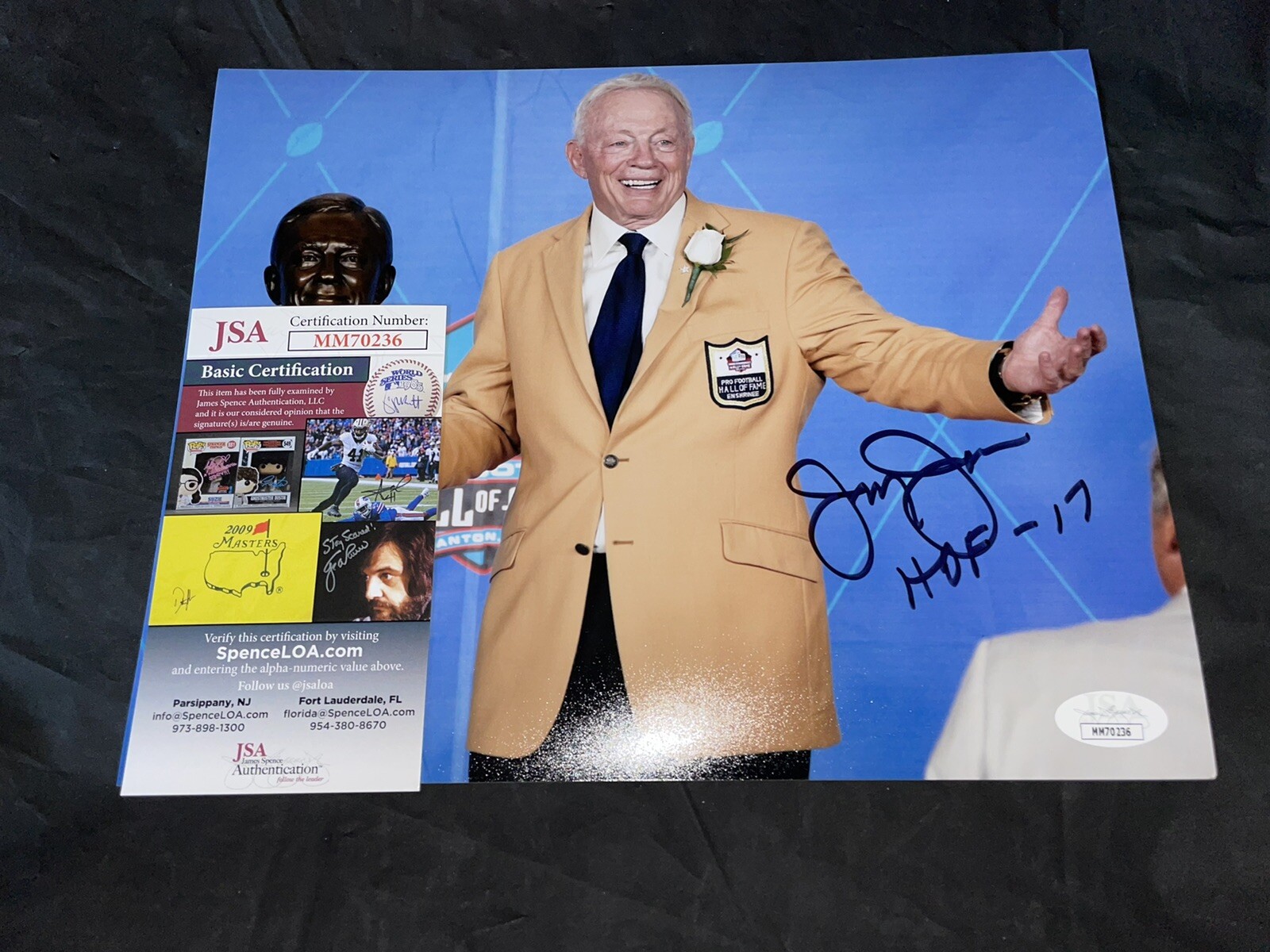 Jerry Jones Autographed Signed 8X10 Photo Cowboys Owner NFL Hall Of ...