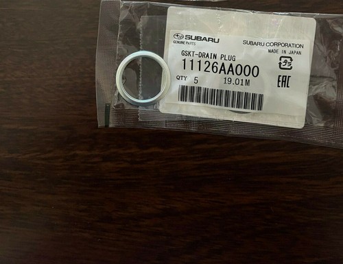 1x OE 1985-2018 Subaru Oil Drain Plug Crush Washer Gasket 11126AA000 | eBay