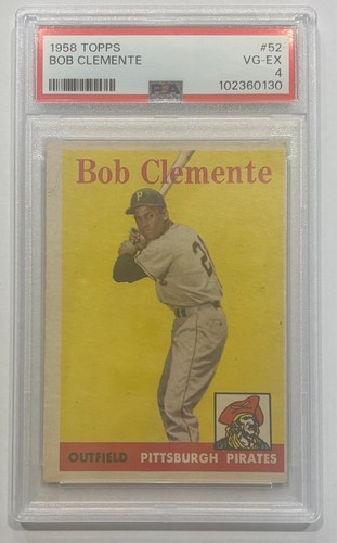 1958 Topps - Bob Clemente #52 Team Name in White PSA 4 | eBay