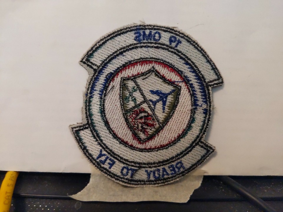 USAF 19th Organizational Maintenance Squadron Patch | eBay
