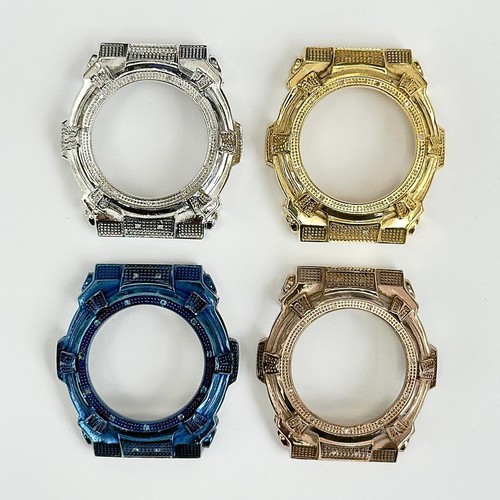 CASIO G-SHOCK BG-3001 "BABY-G" MULTI-COLOR STEEL BEZEL W/ 15pcs REAL ...