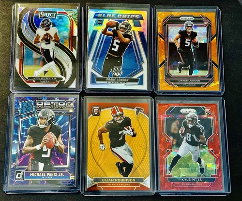 Drake London Orange Cracked Ice Prizm Rookie FIRE LOT🔥🔥🔥🔥🔥🔥🔥🔥🔥 | eBay