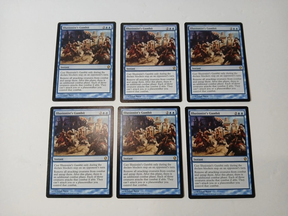 MTG X 6 Illusionist's Gambit Commander Magic The Gathering | eBay