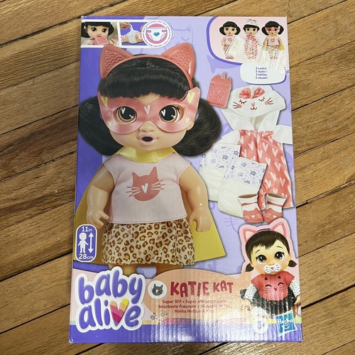 NIB Baby Alive Katie Kat Doll Super BFF Toy Hasbro 11" | eBay