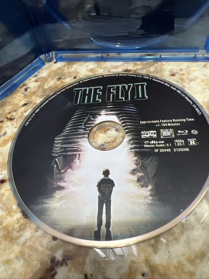 THE FLY II 2 (1989) BLU-RAY SCREAM FACTORY EXCLUSIVE OOP ERIC STOLTZ ...