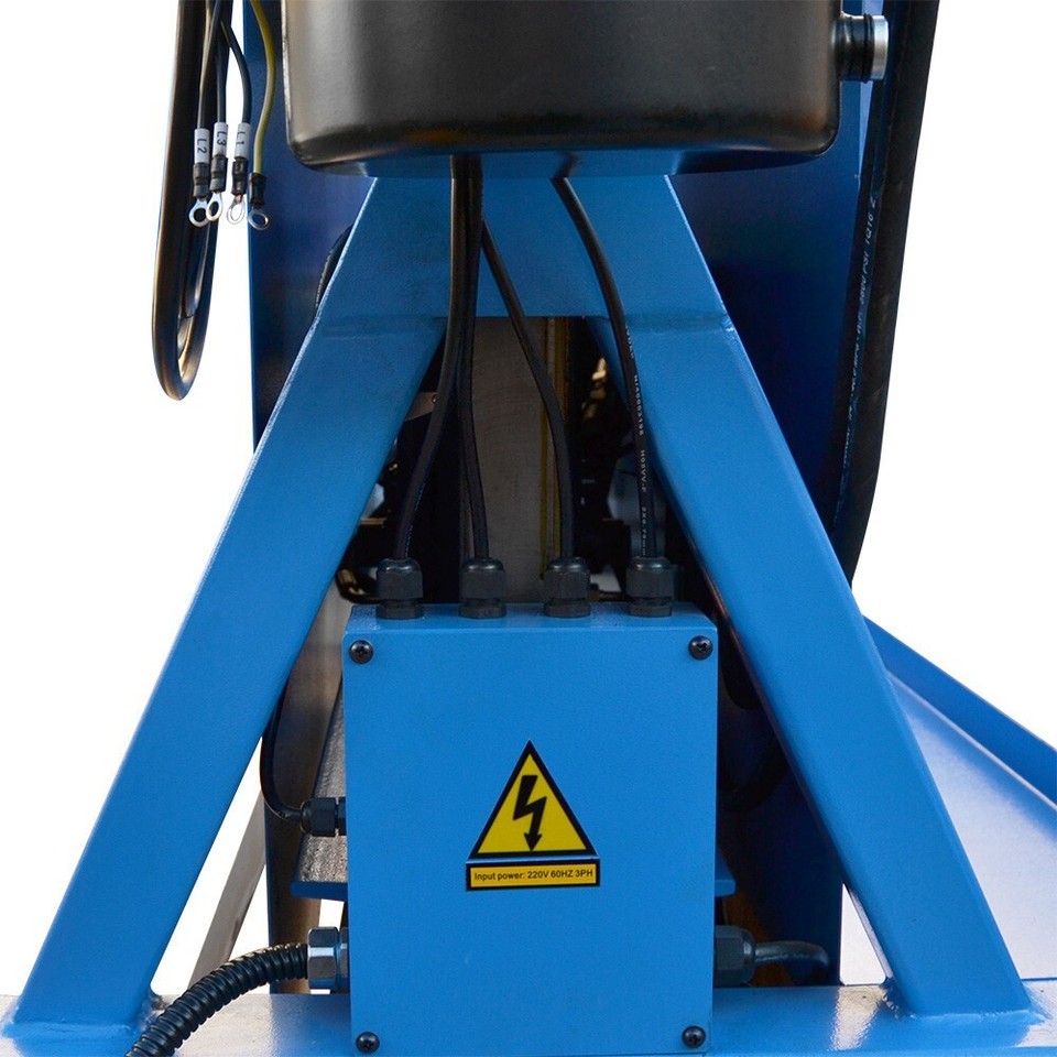 30 Ton Hydraulic Press Brake Box Bender 48" x 8 Gauge Mild Steel Tilt ...
