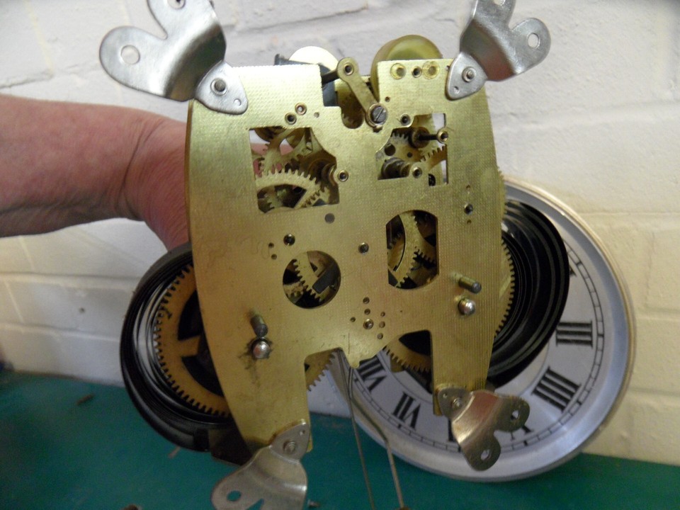 Trister 31 Day Clock Movement, Dial, Hands, Pendulum & Gong Bar | eBay