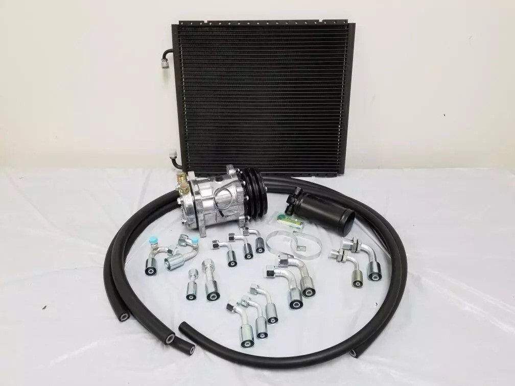 Universal 134a Air Conditioning AC Hose Drier Kit + Compressor 17 x 19 ...