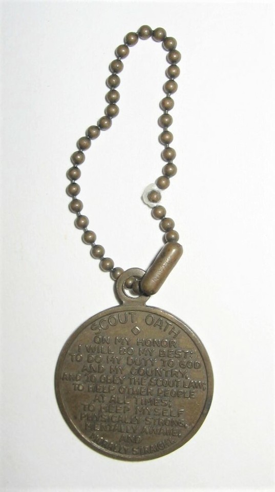 VTG Boy Scout BSA Key Chain Scout Oath | eBay