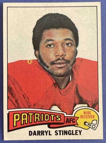1975 Topps Football Set-Break #238 Darryl Stingley Pats EXMT Combined ...