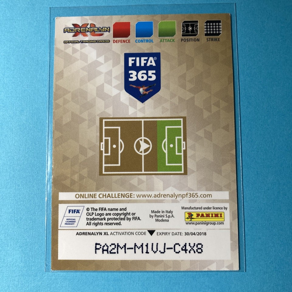 Lionel Messi FC Barcelona Team Mate Panini FIFA 365 2017-2018 Adrenalyn ...